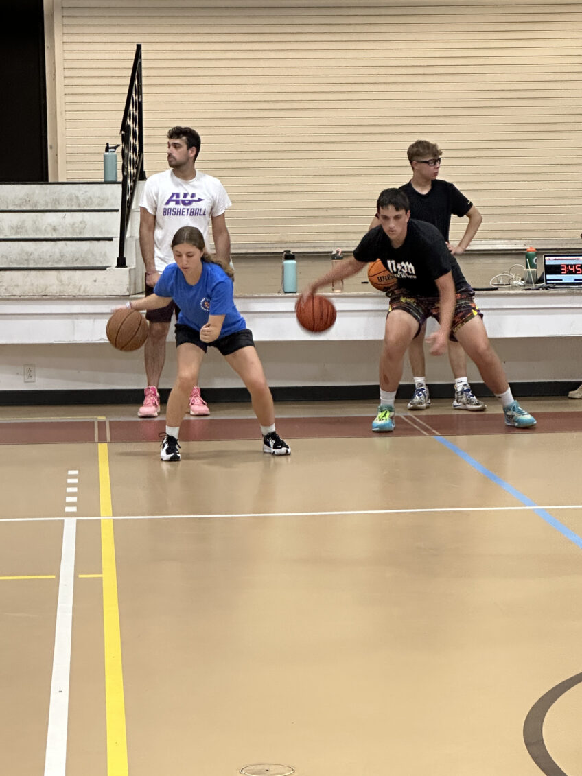 Basketball Clinic led by Coach Ryan Mee of Vassar College - Camp Ramah