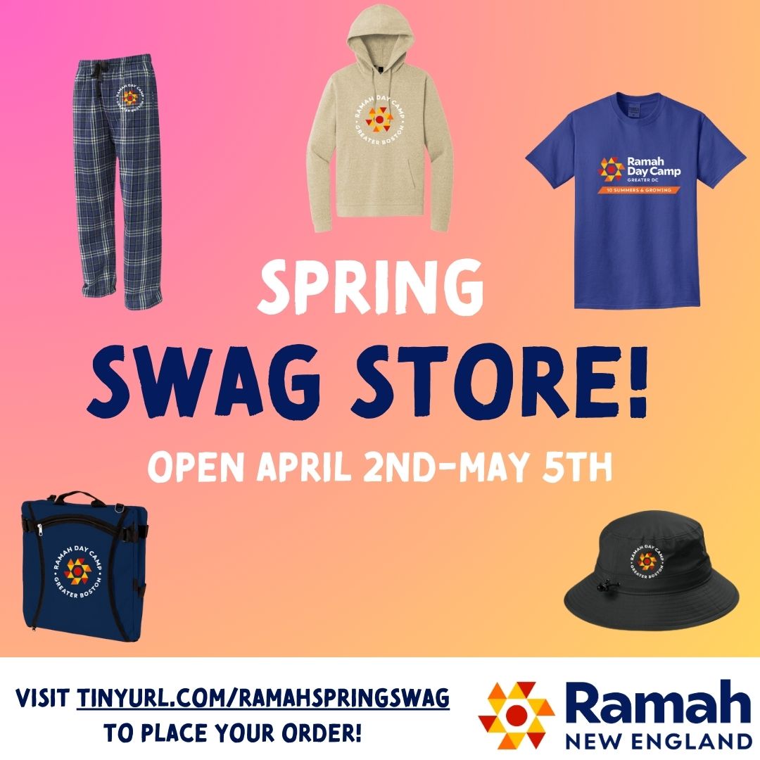 Spring Swag Store is Open! - Camp Ramah