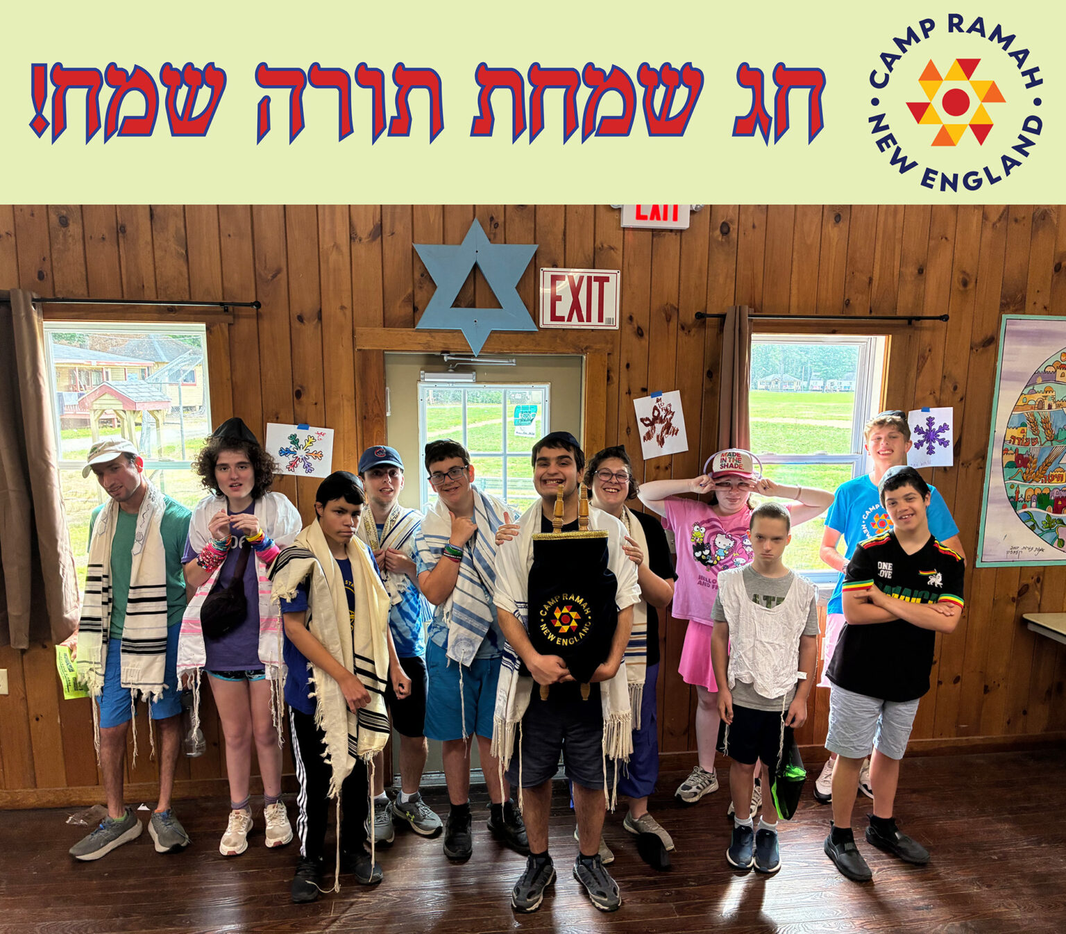Chag Simchat Torah Sameyach from Tikvah '25! - Camp Ramah
